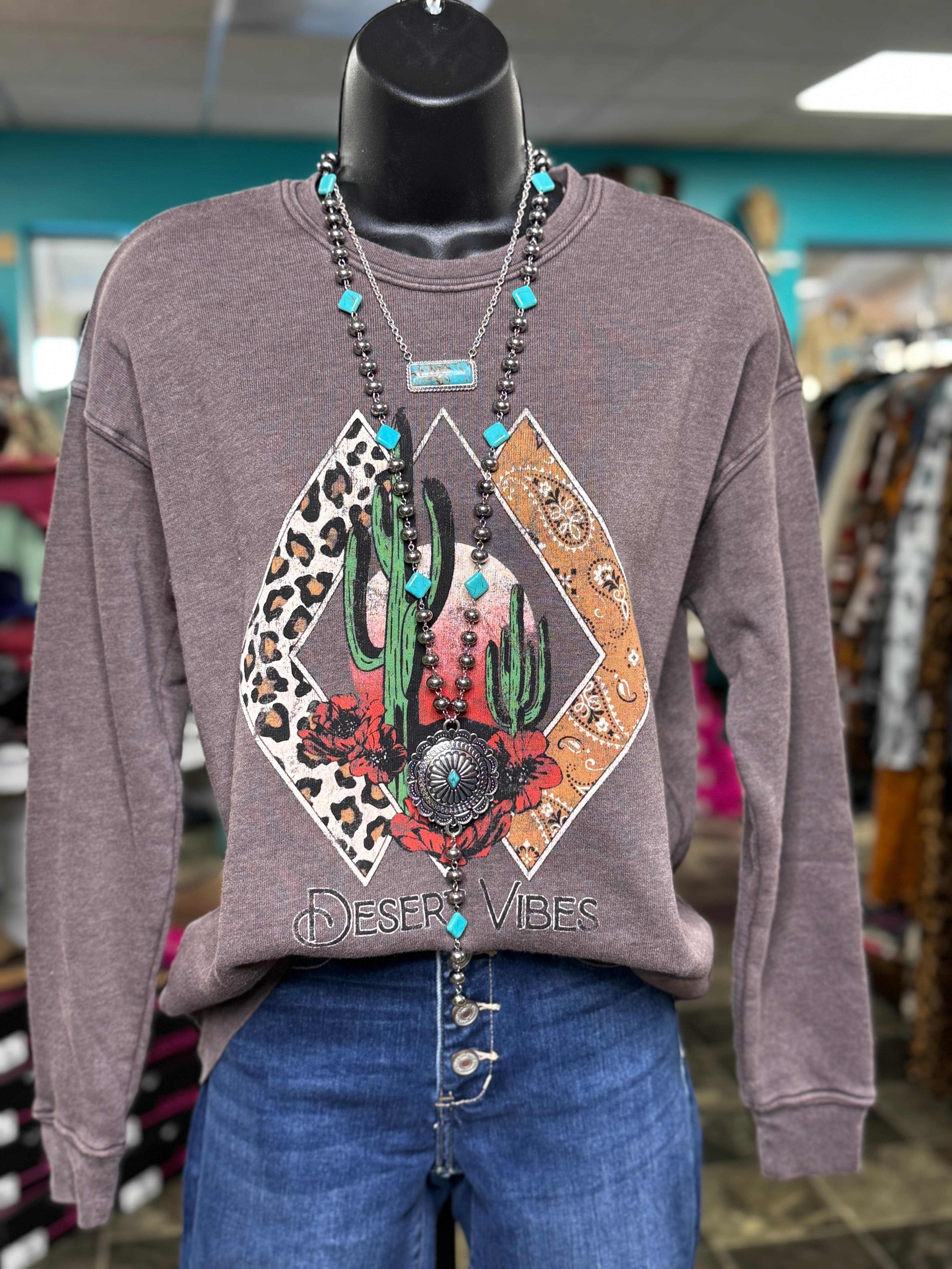 The Aztec Cheetah Cactus 🌵 Sweatshirt – Shop Envi Me