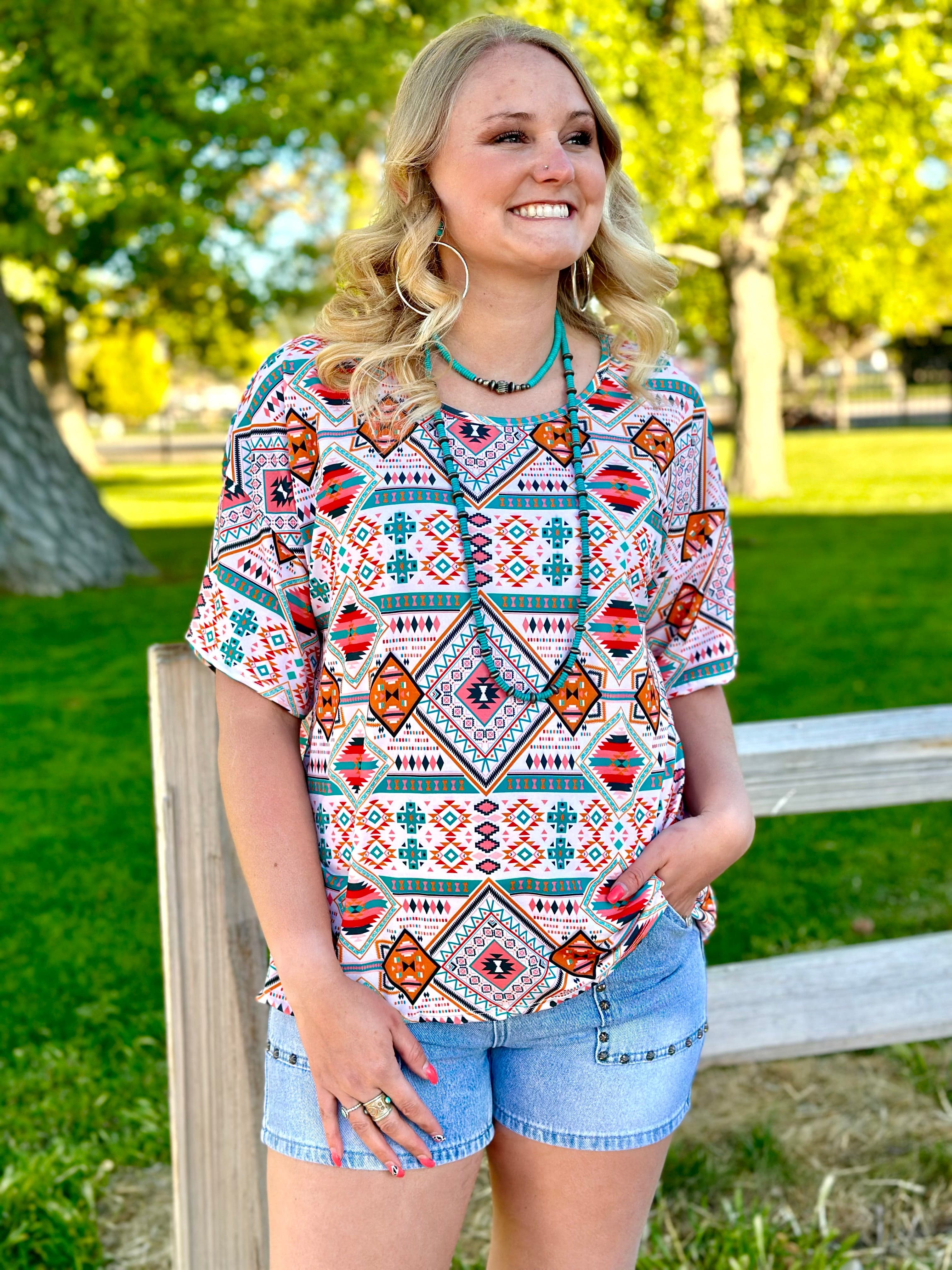 The Summer In San Antone Aztec Top – Shop Envi Me