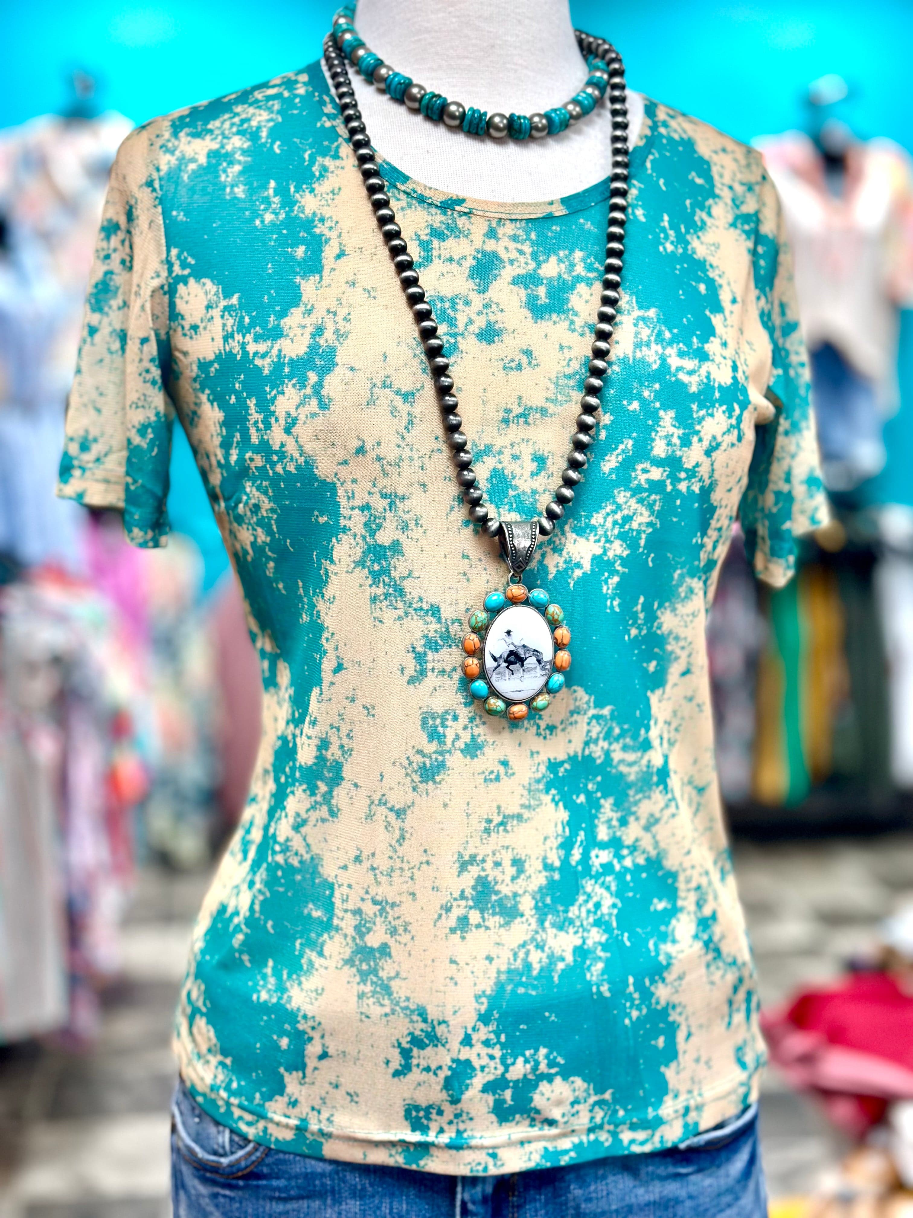 The Summer Turquoise Mesh Top – Shop Envi Me